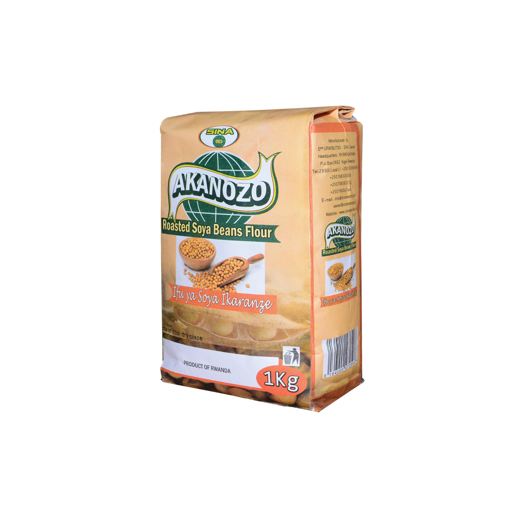 Akanozo Roasted Soya Beans Flour 1kg – Asorockmarketonline